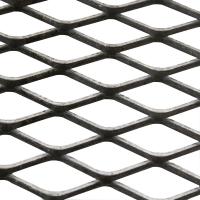 China Black Heavy Duty Expanded Wire Mesh Manufacturing Expanded Metal Fences for sale