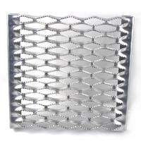 China Crocodile Mouth Hole Metal Security Mesh Antiskid Plate Grip Strut Walkway Mesh for sale