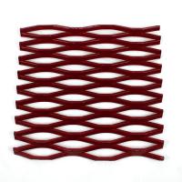 China ISO Aluminium Expanded Metal Mesh Curtain Wall Various Colors And Hole Patterns for sale