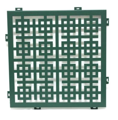 China Galvanized Perforated Metal Sheet Mesh For Curtain Wall Panel Decoration for sale