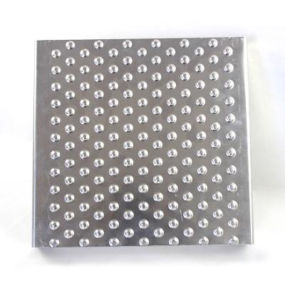 China Sturdy And Durable Metal Security Mesh Stainless Steel Anti Skip Perforated Plate for sale