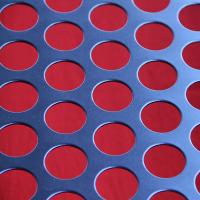 China Galvanized All Colors Perforated Metal Sheet Customized Hole Shapes And Sizes for sale