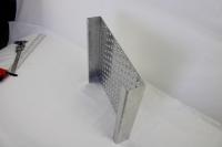 China Crocodile Mouth Hole Shaped Perforated Anti Skid Steel Plate Walkway Etc for sale