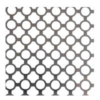 China Black Customized Decoration Perforated Metal Sheet For 0.2-20mm Thickness for sale