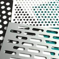 China Customized Small Powder Coated Perforated Metal Sheet Round Hole Punching Hole Mesh for sale