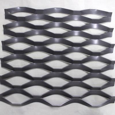 China Hexagon Aluminum Expanded Metal Grill Grates Aluminium Curtain Walls Design for sale
