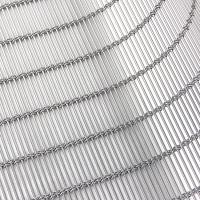 China Popular flexible metal mesh decorative wire mesh curtain for cabinets mesh for sale