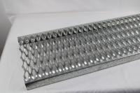 China Galvanized Crocodile Mouth Hole Anti Skid Steel Plate Perforated For Floor for sale