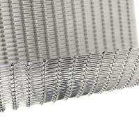 China Diamond Hole Decorative Wire Expanded Wire Curtain Mesh Customized Size for sale