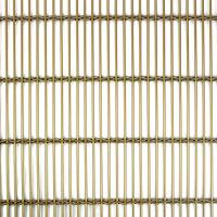 China Decorative Expanded Wire Mesh Aluminum Chain Curtain / Weave Metal Fabrics for sale