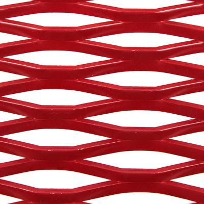 China Wall Decorative Aluminium Expanded Metal Mesh Powder Coated Facade Panel for sale
