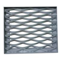 China Customizable Expanded Aluminum Mesh , Aluminium Diamond Mesh For Building Facade for sale