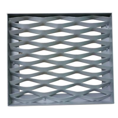 China Customizable Expanded Aluminum Mesh , Aluminium Diamond Mesh For Building Facade for sale