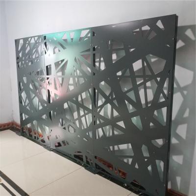 China Powder Coated Laser Cut Screen Perforated Metal Sheet French Style Aluminium Panels for sale