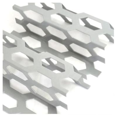 China Aluminum Corrugated Perforated Sheet With Powder Coating Surface For Decoration for sale