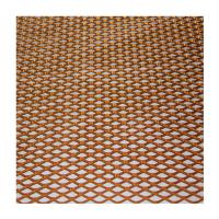 China PVDF Aluminum Alloy Expanded Wire Mesh With Diamond Hole For Building Curtain Wall for sale