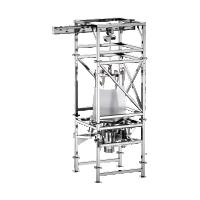 China Space Saving Raw Materials Unloading System Bulk Materials Big Bag Unloading Station for sale