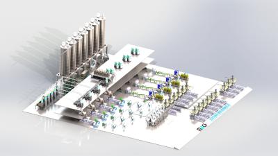 China Plastic Production Line Weighing Equipment Automatic Dosing System for sale