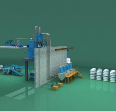 China Vertical Structure Rubber Banbury Mixer Powder Oil Automatic Weighing Machine for sale