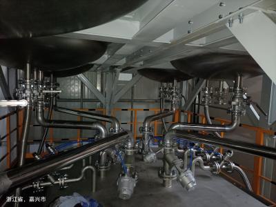 China Pneumatic conveying systems and automatic batching and metering systems for plastic compounding for sale