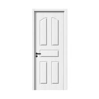 China Simple Other OAK White Primed 6 Panels Soundproof Door Solid Composite Wood Melamine Interior Doors Design Price for sale