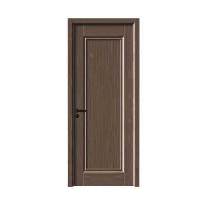 China China Manufacture Wholesale Simple Design Mahogany Wood Entry Interior Wooden Door for House Room with Smart Lock for sale