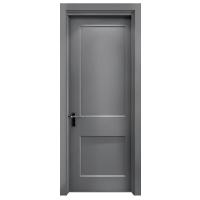 China Composite Internal Room Wood Wpc Door Interior Doors Manufacturer Wholesale Price Waterproof for Bathroom With Smart Lock for sale