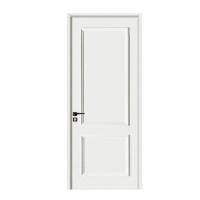 China High Quality Pvc Film Laminated Extrusion Painting Wpc Hollow Frame Complete Door for Bathroom for sale