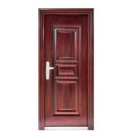 China Factory Cheap Price 48 Inch Metal Exterior Entry Safety Single Doors Security Door Exterior Steel Door with Smart Lock for sale