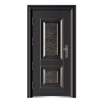 China China French Hot Sale Exterior Interior Metal Front Doors Security Steel Door for House Design for sale
