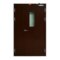 China Power Coating Gas Out 2 Hour Fire Rated Door Price of Fire Rated Doors with Fire Door American Sound-proof with Smart Lock for sale