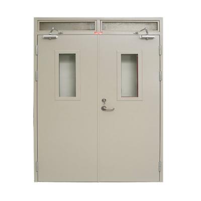 China China China Flat Design Fire Doble Fire Plated Metal Fire Proof Doors Sliding Door System With Smart Lock for sale