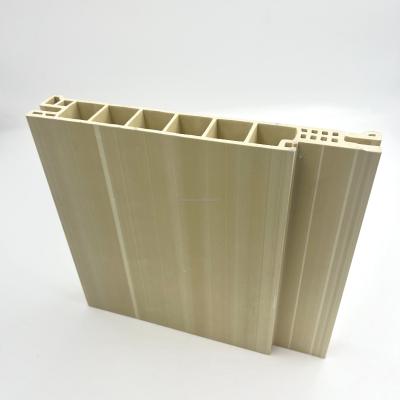 China Pre-Finished Modern White Colour Frame WPC Invisible Interior Door Panel Sample Jamb Frame With Hidden Hinge Smart Lock for sale