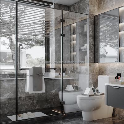 China Economic Straight Sliding Shower Door With 4/5/6mm Tempered Glass for sale