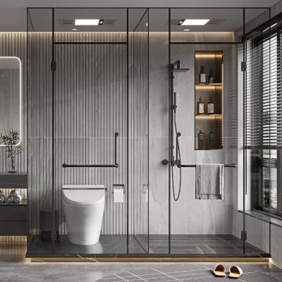 China Tempered Glass Shower  Bathroom Glass Shower Door,10mm 12mm Glass Shower Enclosure Room for sale