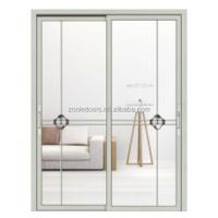 China Aluminum Indoor Kitchen Toilet Shower Room Door Aluminum Alloy Indoor Room Door for sale
