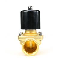 China SH Brand 2/2 Way 1/2 Inch Brass Solenoid Valve 24V DC for Water Heater Service for sale