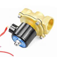 China ISO Gas Water Heater Solenoid Valve 1/4 to 2 Inch Brass Air Control Solenoid Valve for sale