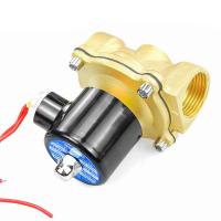 China Brass Closed Solenoid Valve 2 Way High Pressure AC220V DC12V 24V for Oil Water Gas for sale