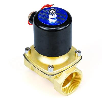 China OEM Electric Brass Solenoid Valve 2 Way Normally Closed 12V 24V 220V for Water Control 1/2 to 4 Inch for sale