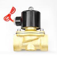 China Brass Solenoid Water Valve AC DC 12V 24V 110V 220V Pure Copper Coil 0-1.0Mpa for sale