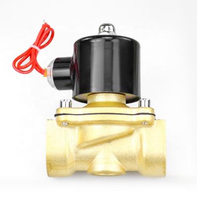 China Brass Solenoid Water Valve AC DC 12V 24V 110V 220V Pure Copper Coil 0-1.0Mpa for sale