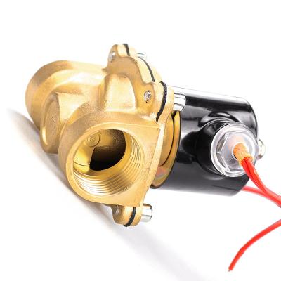 China Brass 2 Way Magnetic Electric Solenoid Valve 1/2 to 4 Inch 1.0MPa Water High Pressure for sale