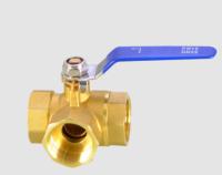 China T Type Three Way Brass Ball Valve 10 Years Warranty for sale
