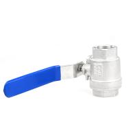 China BSP Threaded Stainless Steel Ball Valve 1/2 inch 304 316 PN16 for sale