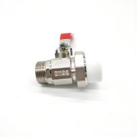 China Nickel Plated Brass Single Union PPR Socket Ball Valve 1/2 to 4 Inch PN16 for sale
