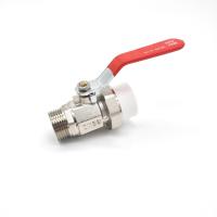 China Nickel Plated Brass Single Union PPR Socket Ball Valve 1/2 to 4 Inch PN16 for sale
