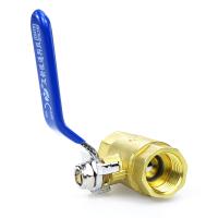 China Forged Brass Gas Ball Valve 1/2 Inch Female Threaded PN16 Water Oil Valve for sale