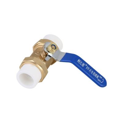 China Fixed Brass Lockable Ball Valve 1.0-1.6Mpa Pressure for sale