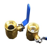 China Brass Ball Valve 1/4-4 Inch NPT BSP Female Male Directional Flow Control Valve 1.0-1.6Mpa for sale
